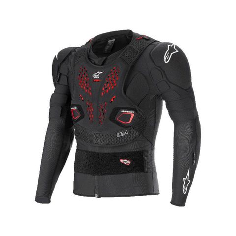 Gilet de protection Alpinestars BIONIC TECH V2 - BLACK RED - Motoblouz.com