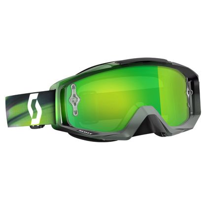 Cross goggles Scott TYRANT SPEED GRIS VERT ECRAN VERT CHROME ...