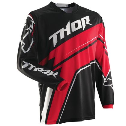 Cross-Trikot Thor Phase Jersey - Stripe Red - Motoblouz.com