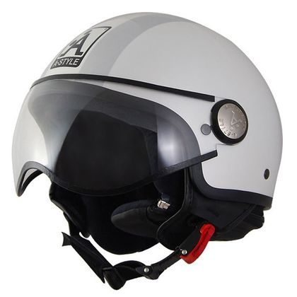 Casque jet A-Style A-STYLE BLANC PERLE - Motoblouz.com