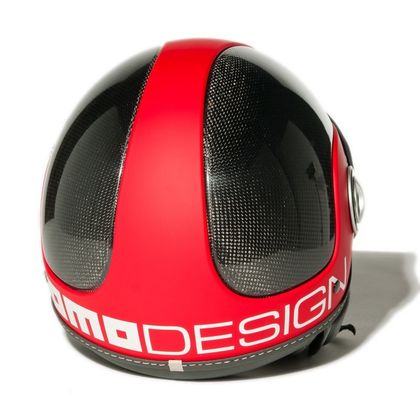 Jet helmet Momo Design KOMPOSITE ROSSO OPACO - Motoblouz.com