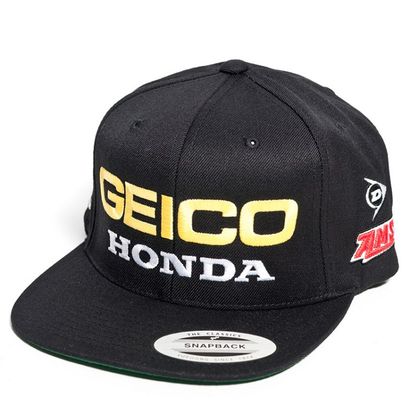 Casquette Alias GEICO TEAM SNAPBACK - BLACK - Motoblouz.com