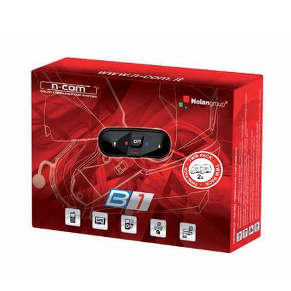 Intercom Nolan N-COM B1 (DUO) N104 / N104 EVO ET N44 - Motoblouz.com