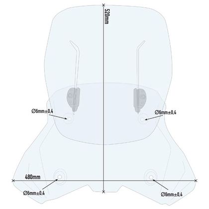 Windshield Givi Airflow - Motoblouz.com