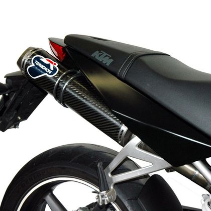 Silencer Termignoni OVAL CARBON - Motoblouz.com