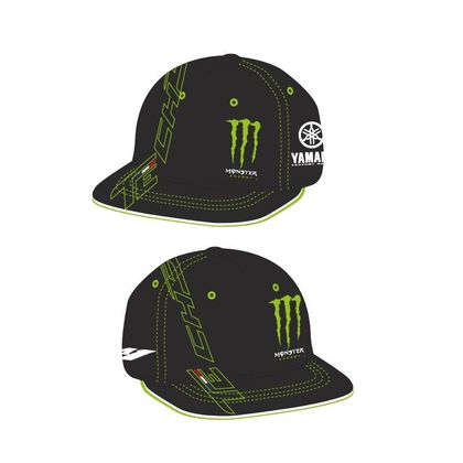 Casquette Tech3 Monster TEAM FLAT PEAK - Motoblouz.com