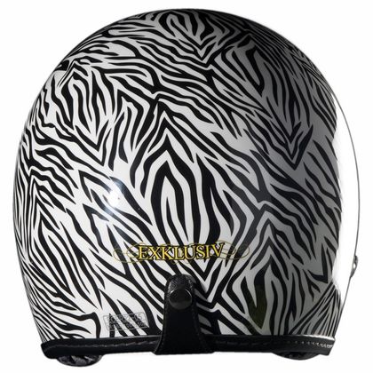 Jet helmet Exklusiv RACER - ZEBRA - Motoblouz.com