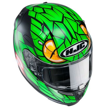 Full-face helmet HJC RPHA 10 PLUS - GREEN MAMBA - Motoblouz.com