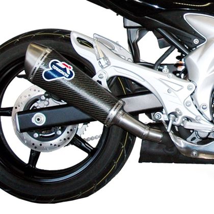 Silencer Termignoni OVAL CARBON - Motoblouz.com