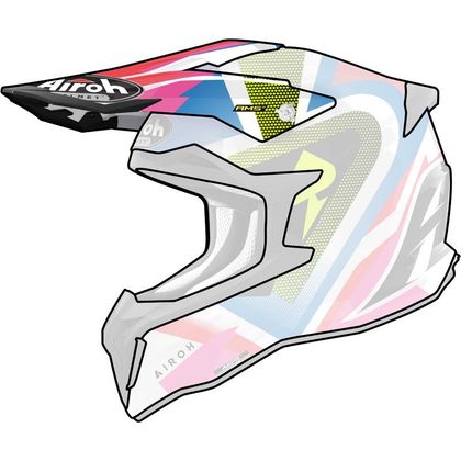 Visière TT Airoh POUR CASQUE STRYCKER VIEW - Motoblouz.com