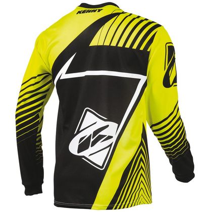 Maillot cross Kenny TRACK SPEED RACER JAUNE FLUO - Motoblouz.com