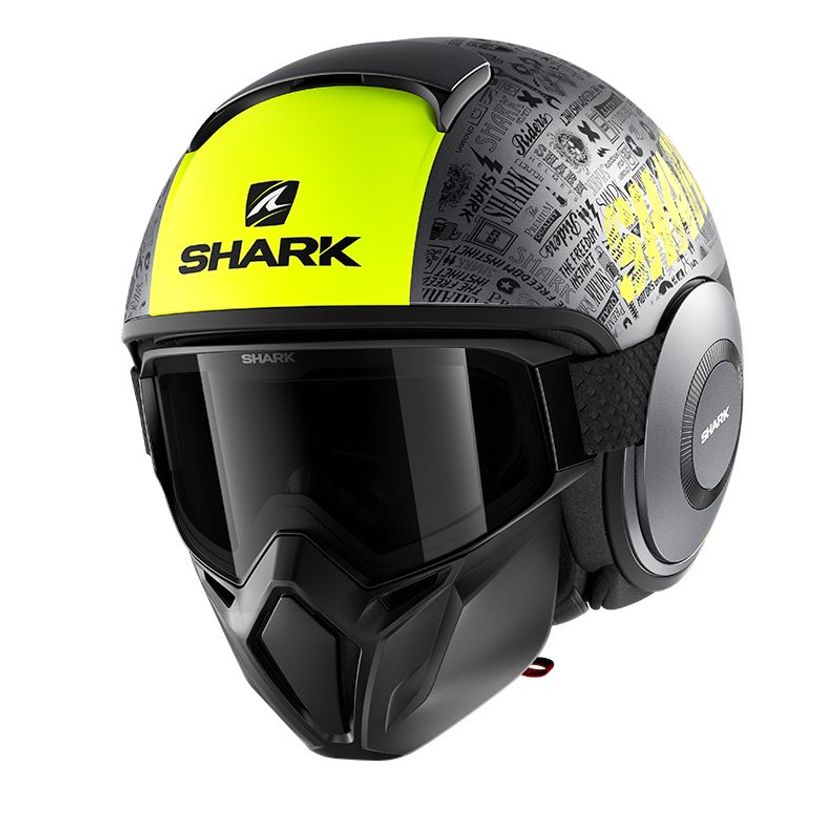 Jet helmet Shark STREET DRAK - TRIBUTE RM MAT - Motoblouz.com