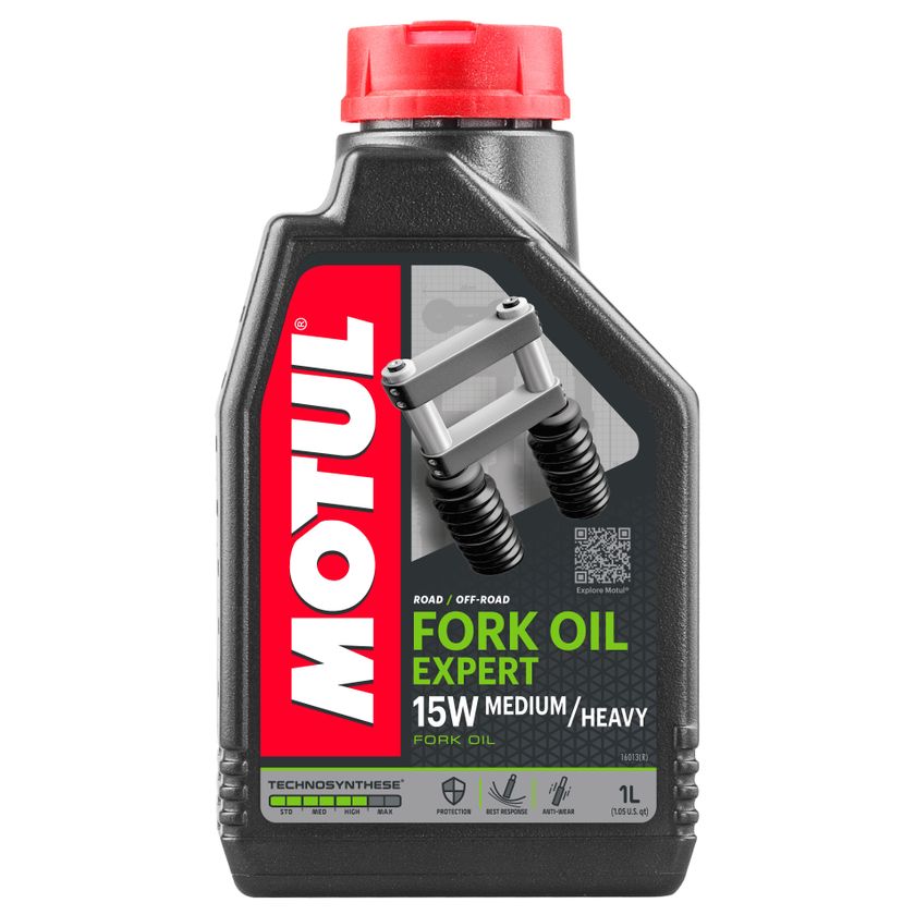 Huile de fourche Motul FORK OIL EXPERT 15W 1L 1 universel - Motoblouz.com