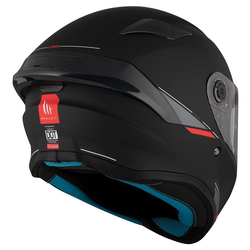Full-face helmet MT HELMETS TARGO S - SOLID - Motoblouz.com