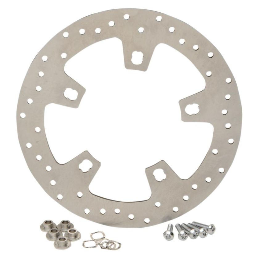 Round brake disc Drag Specialties FRONT FORE - Motoblouz.com