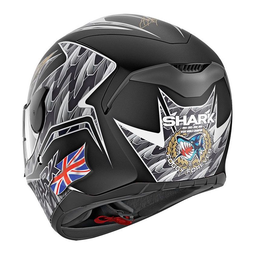 Full-face helmet Shark D-SKWAL REPLICA FOGARTY MAT - Motoblouz.com