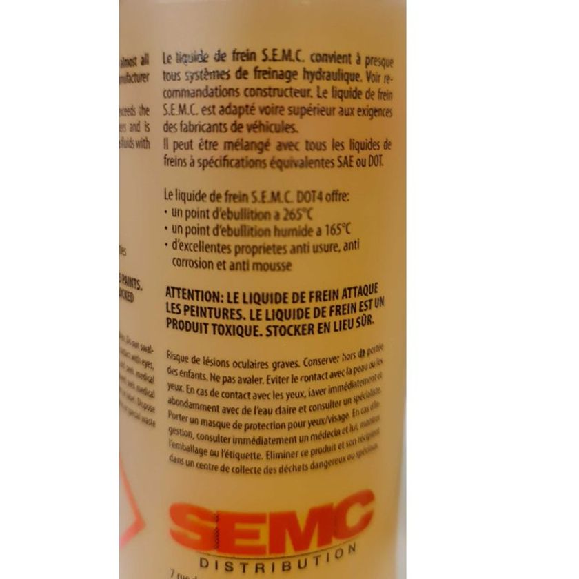 Geflochtene Bremsleitungen Satz Semc aviation Arrière Easy Durit (1 ...