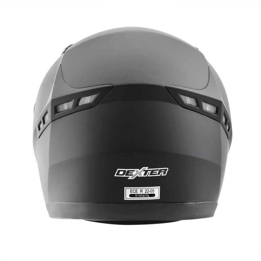 Casque intégral Dexter X-START NOIR MAT - Motoblouz.com