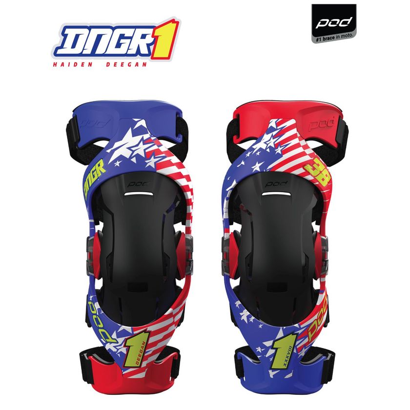 Orthopaedic knee brace POD K4 2.0 HAIDEN DEEGAN - Motoblouz.com