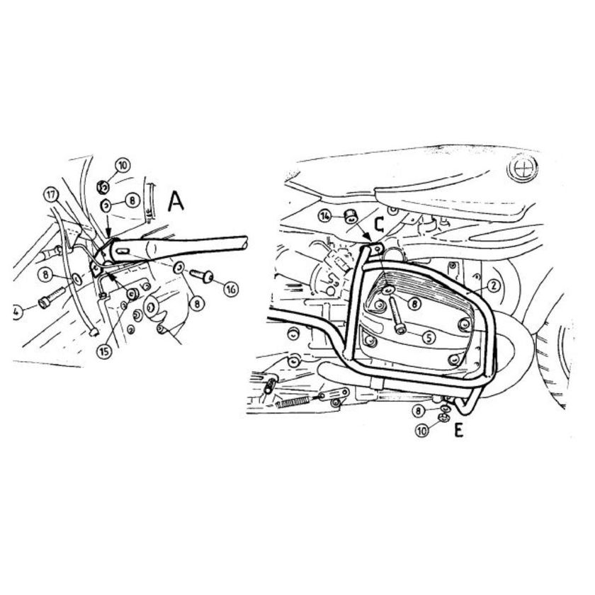 Motorbescherming Hepco & Becker crash bar - Motoblouz.com