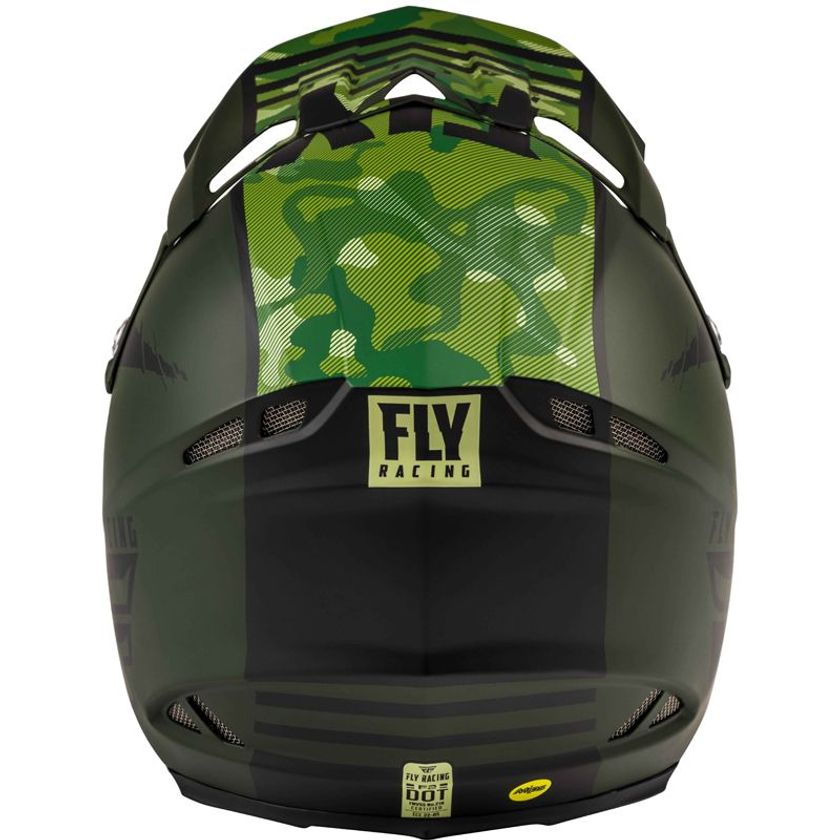 Cross helmet Fly F2 CARBON MIPS - GRANITE DARK GREEN BLACK - Motoblouz.com