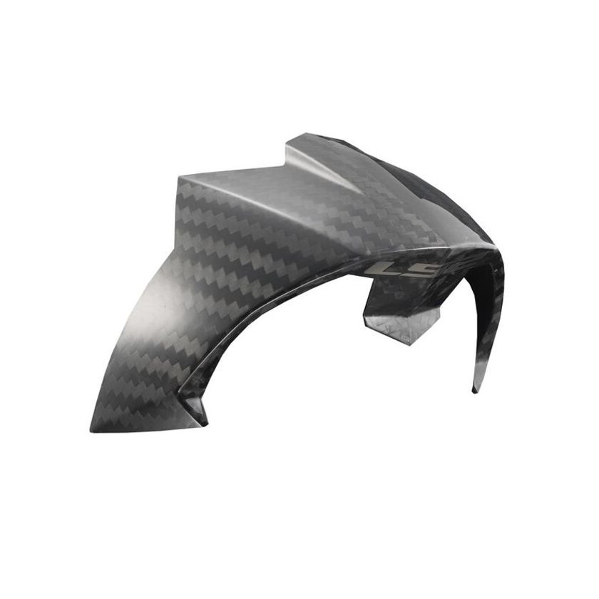 Helmet Spoiler LS2 FF805 THUNDER ECE MATTE CARBON - Motoblouz.com