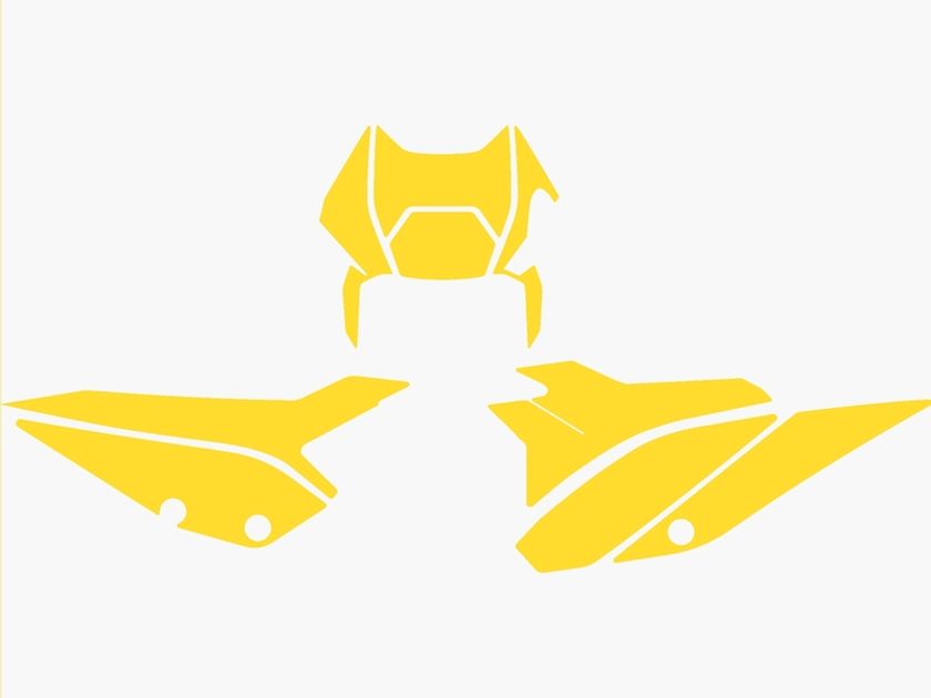 License plate background Blackbird Stickers - Motoblouz.com