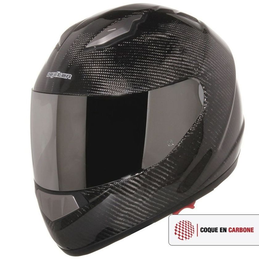 Casque intégral Dexter DXR CARBON - Motoblouz.com