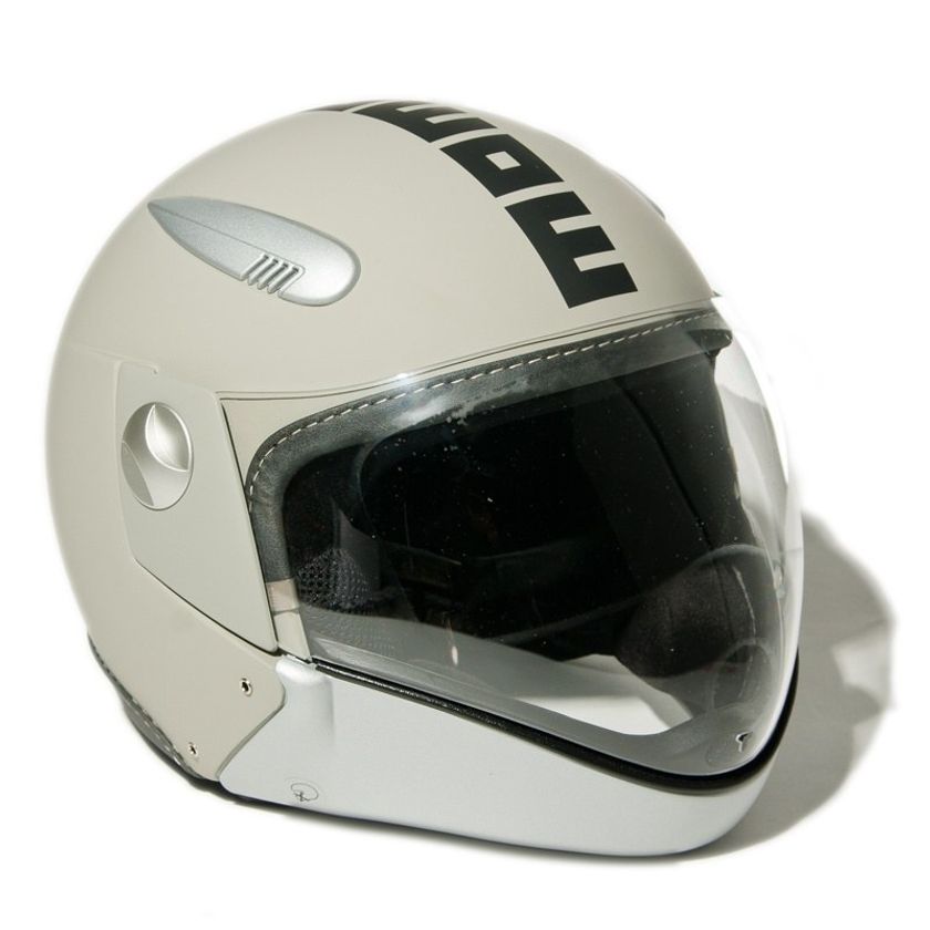Casque jet Momo Design DEVIL GRIGIO OPACO - Motoblouz.com