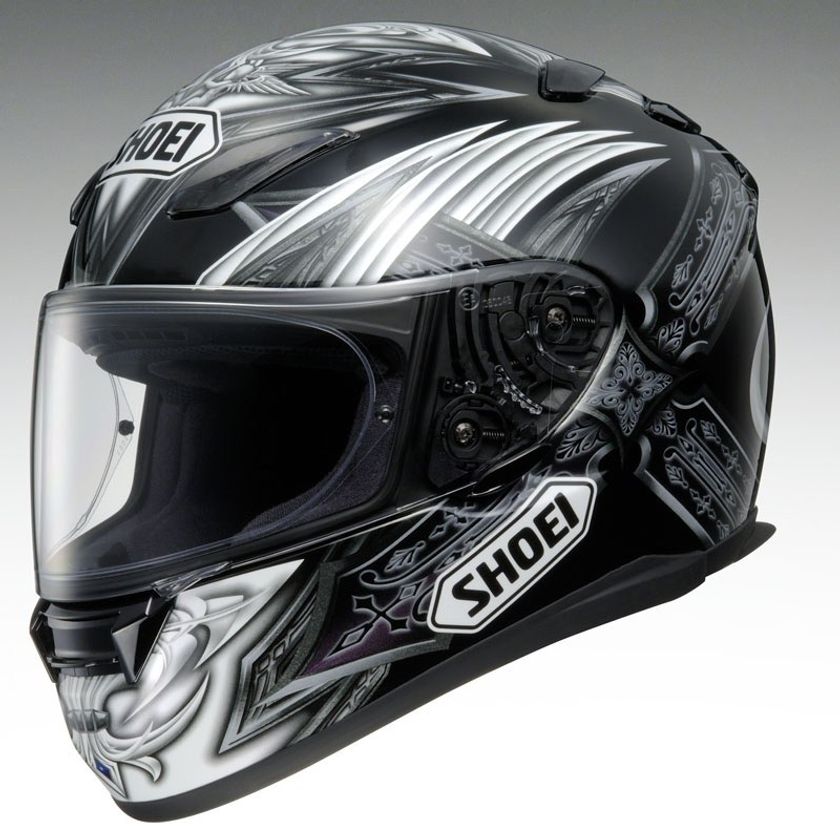 Casque intégral Shoei XR1100 DIABOLIC CIMMERIAN - Motoblouz.com