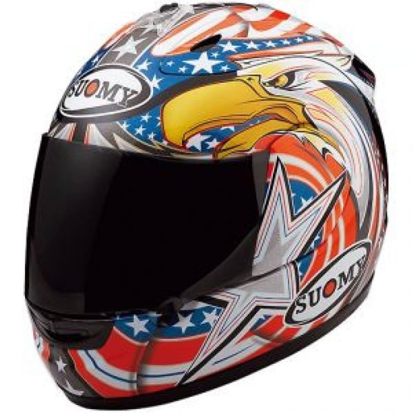Casque intégral Suomy EXTREME USA BLACK EAGLE - Motoblouz.com