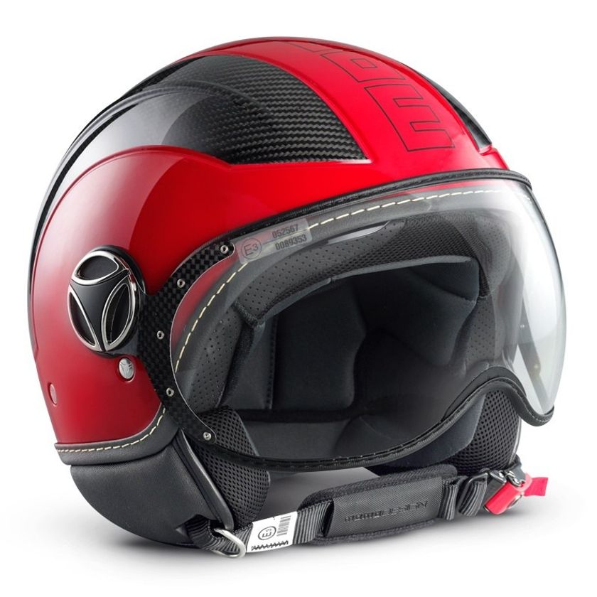 Casque jet Momo Design AVIO PRO CARBONE - Motoblouz.com