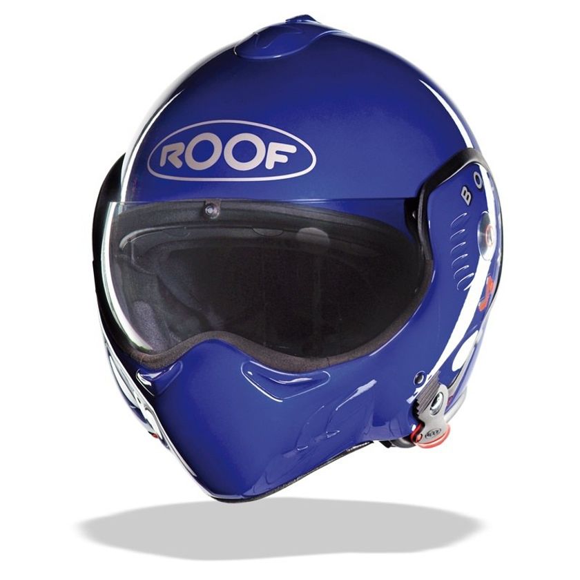 Casque modulable ROOF RO5 BOXER V BLEU METAL - Motoblouz.com