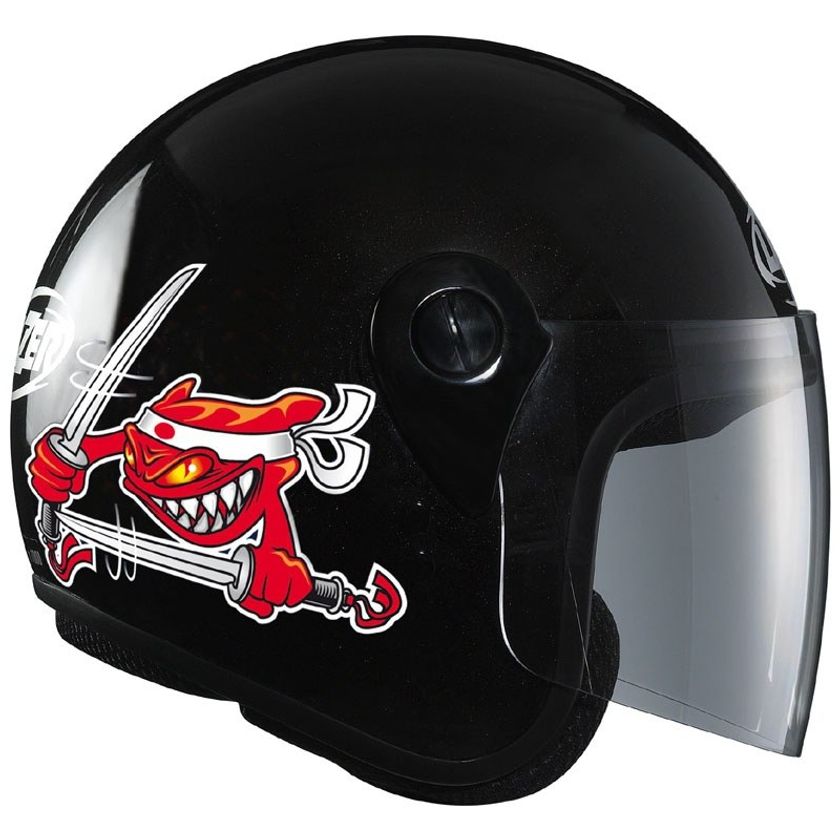 Casque jet Lazer Jet Junior Virus Racing - Motoblouz.com