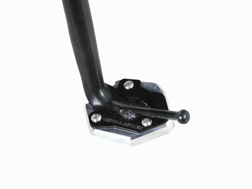 Stand extension Hepco & Becker side - black/silver - Motoblouz.com