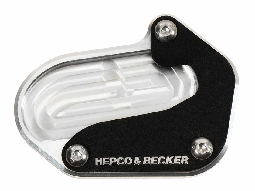 Stand extension Hepco & Becker side - black/silver - Motoblouz.com