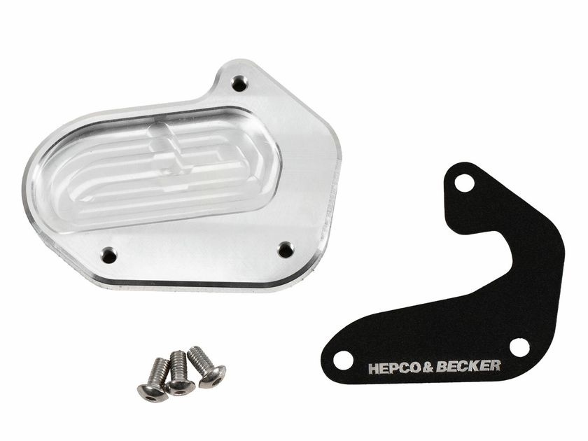 Stand extension Hepco & Becker side - black/silver - Motoblouz.com