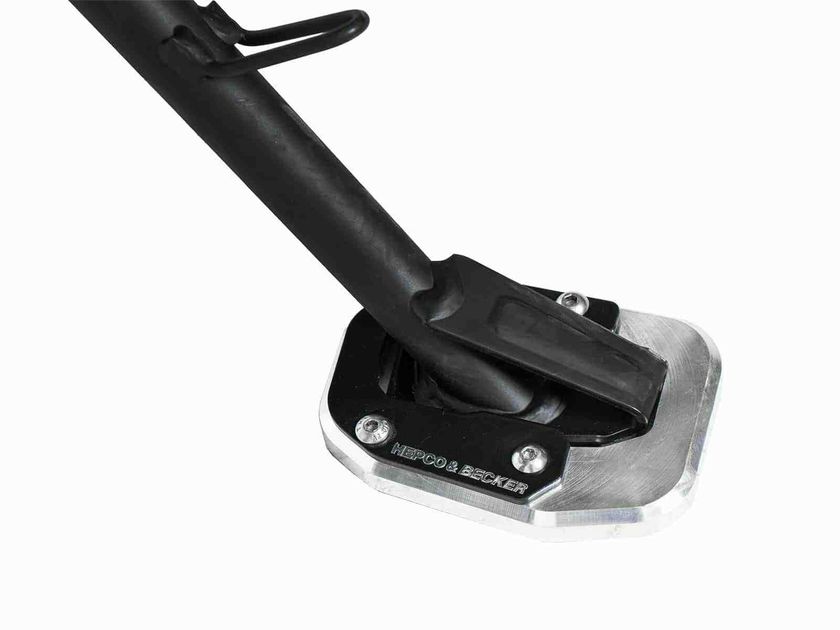 Stand extension Hepco & Becker side - black/silver - Motoblouz.com