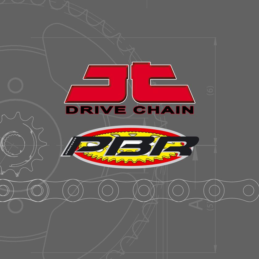 Ketten-Satz JT. JT/PBR Chain Kit 520X1R3 15/40 Standard - Standard Rear Sprocket - Motoblouz.com