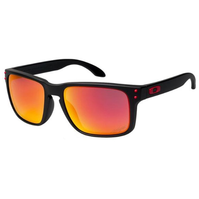 Lunettes de soleil Oakley DUCATI HOLBROOK MATTE BLACK/RUBY IRIDIUM ...