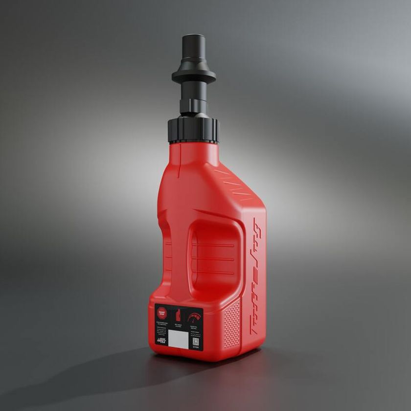 Jerry can Tuff Jug red with Ripper cap 1.25G/5L 1 Universal - Motoblouz.com