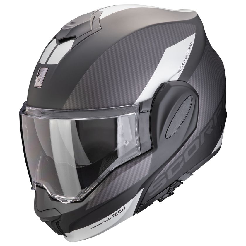 Modular helmet Scorpion Exo EXO-TECH EVO - TEAM - Motoblouz.com