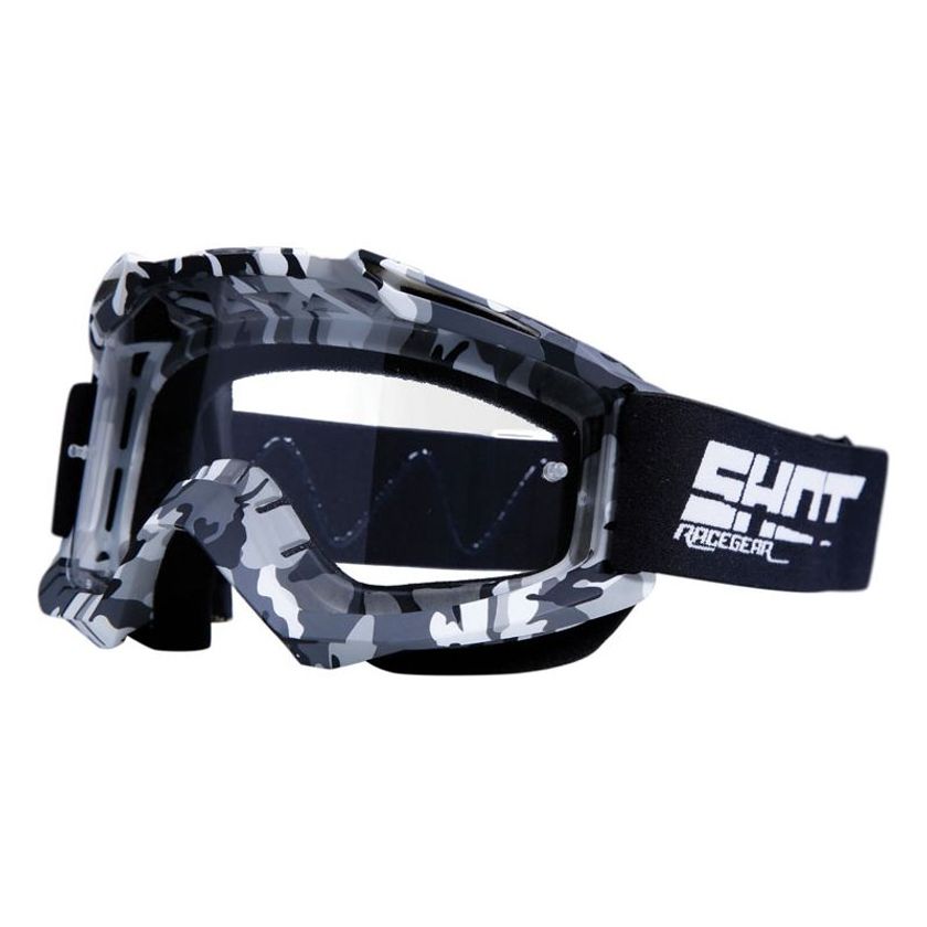 Cross goggles Shot ASSAULT COUNTER - GREY MATT - Motoblouz.com