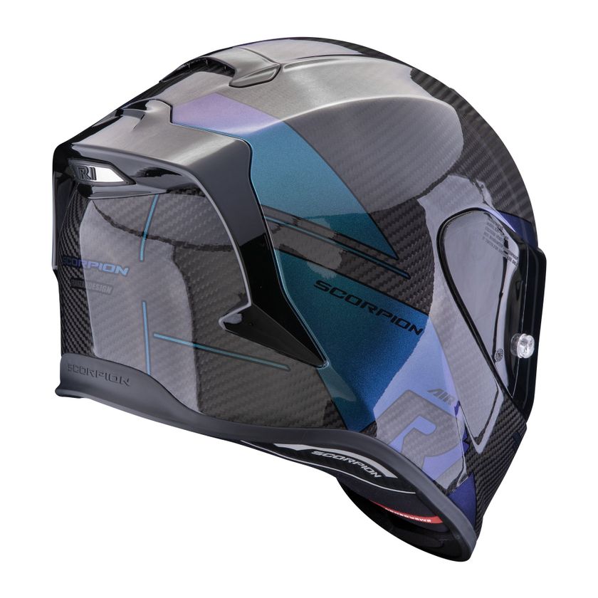 Full-face helmet Scorpion Exo EXO R1 EVO CARBON AIR - RALLY - Motoblouz.com