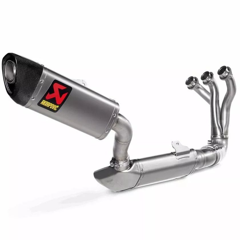 Escape completo Akrapovic Racing titanio terminación carbono - Motoblouz.es