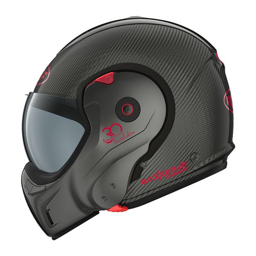 Casque modulable ROOF RO9 BOXXER 2 CARBON THIRTY - Motoblouz.com