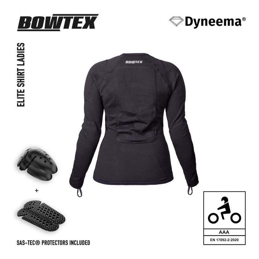 Veste de protection Bowtex Elite Shirt Ladies V2 - CE AAA - Motoblouz.com