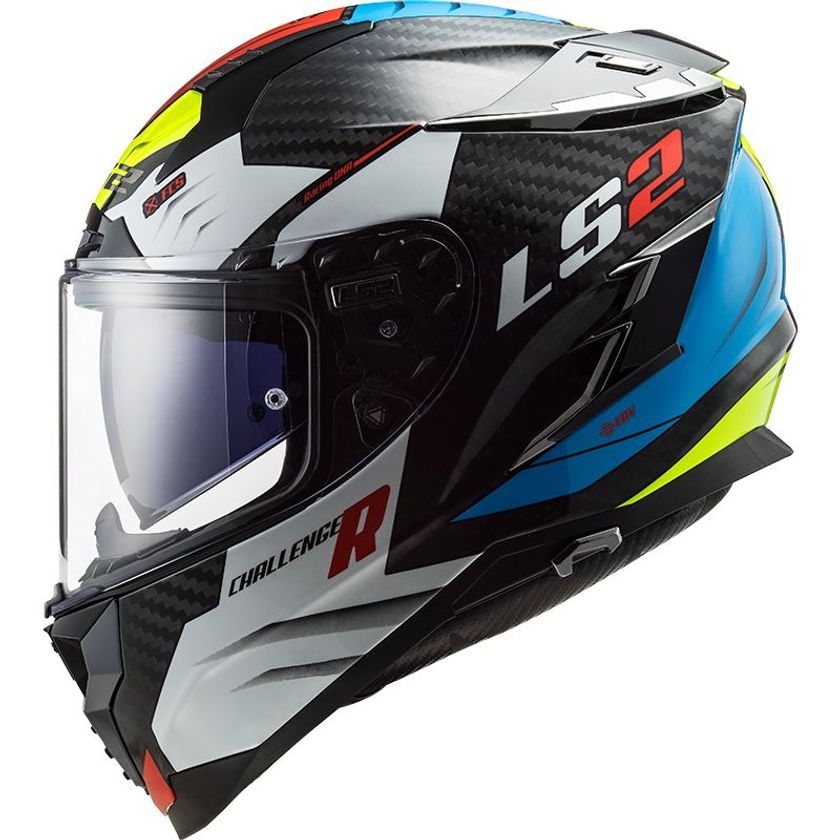 Full-face helmet LS2 FF327 CHALLENGER CARBON - SPORTY - Motoblouz.com