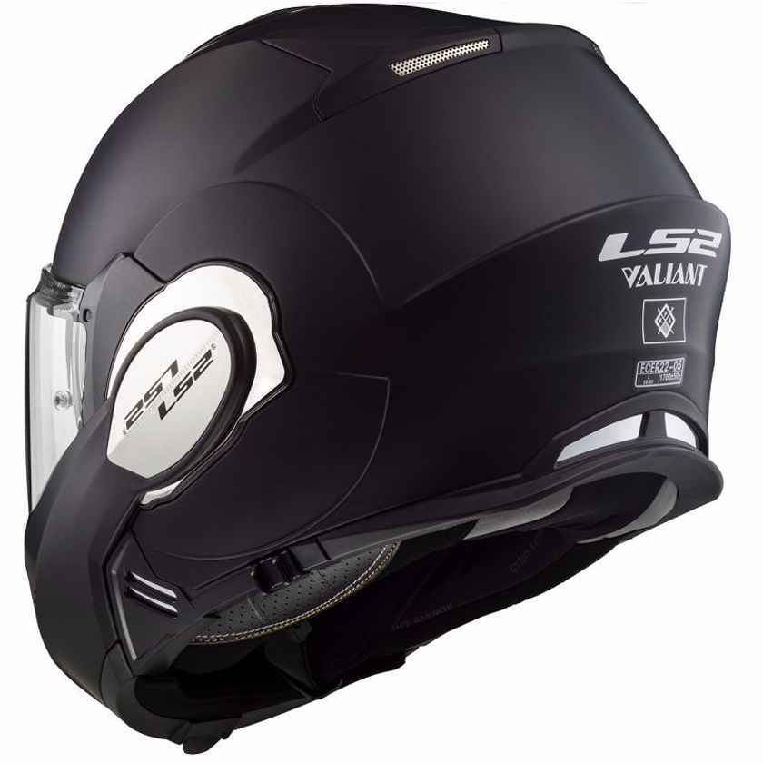 Casque modulable LS2 FF399 - VALIANT - SOLID MATT - Motoblouz.com
