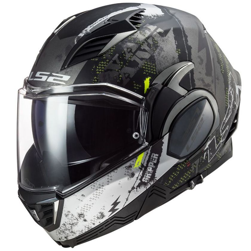 Modular helmet LS2 FF900 - VALIANT II - GRIPPER MATT - Motoblouz.com